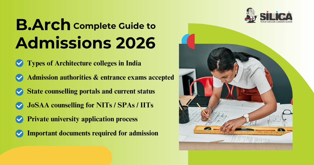 B.Arch Admission 2026 - Step by Step guide. Top College List